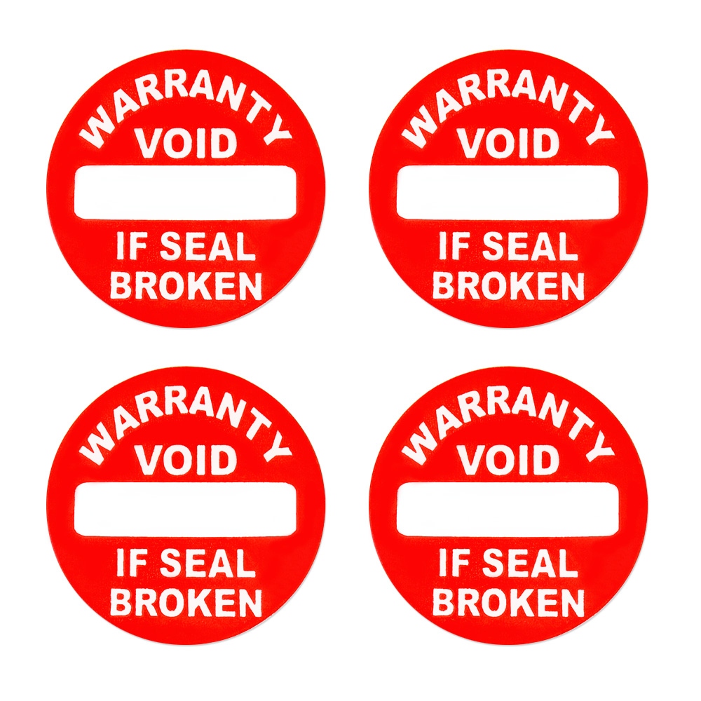 Vinyl Warranty Sticker Warranty VOID If Seal Broken Red D8mm Hologram Vinyl Warranty Sticker Warranty VOID If Seal Broken Red D8mm Hologram